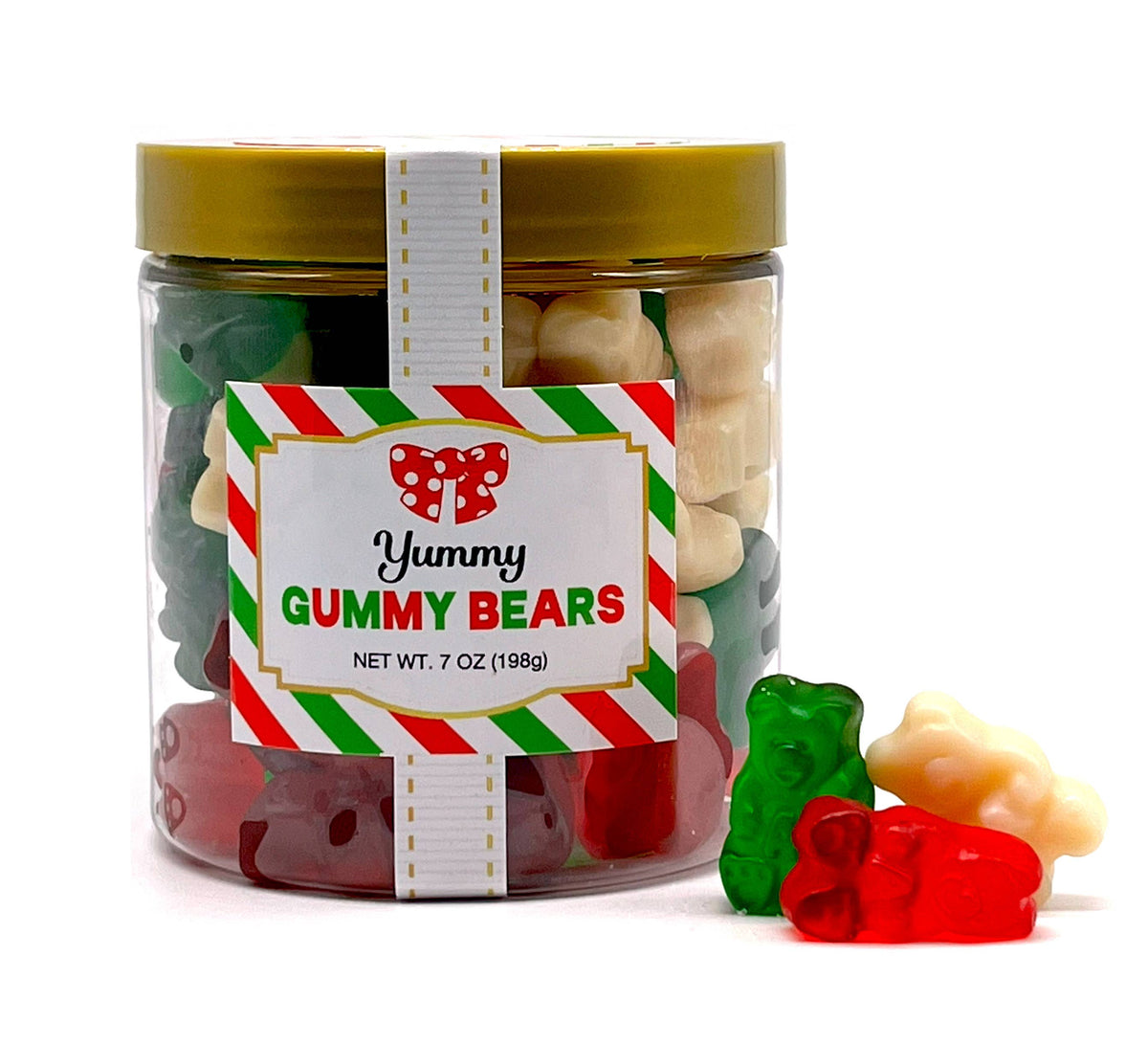 Christmas Candy Sugar Stacks - Christmas Gummy Bears – Centre Pointe